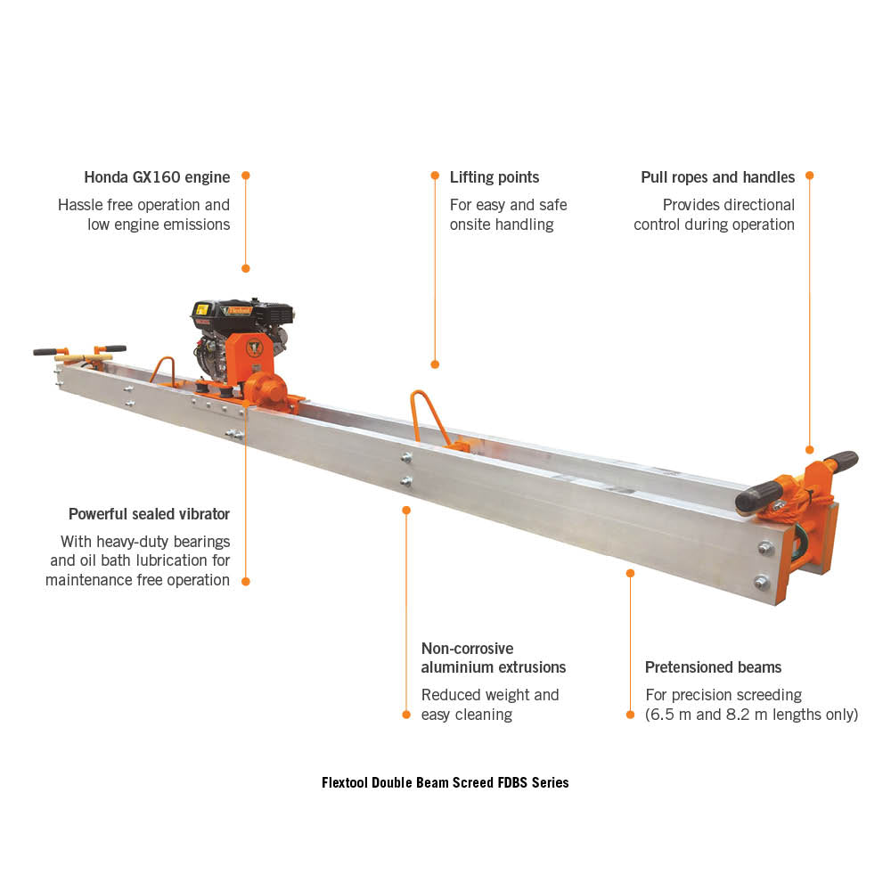 Flextool Double Beam Screed - Beams (FDBS Series) – Madewell Products