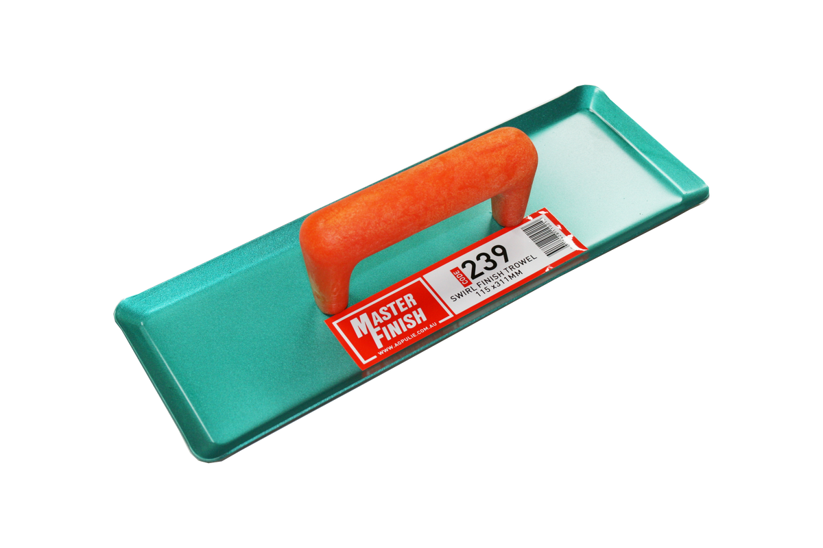 Masterfinish Swirl Finishing Trowel in 115 x 311mm – Madewell Products