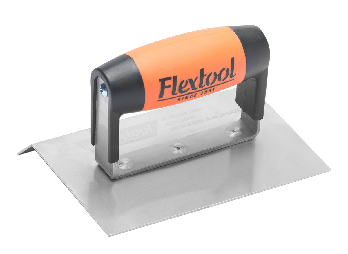 Flextool Concrete Edger - 45 Degrees Bevel Edge ProSoft Handle ...