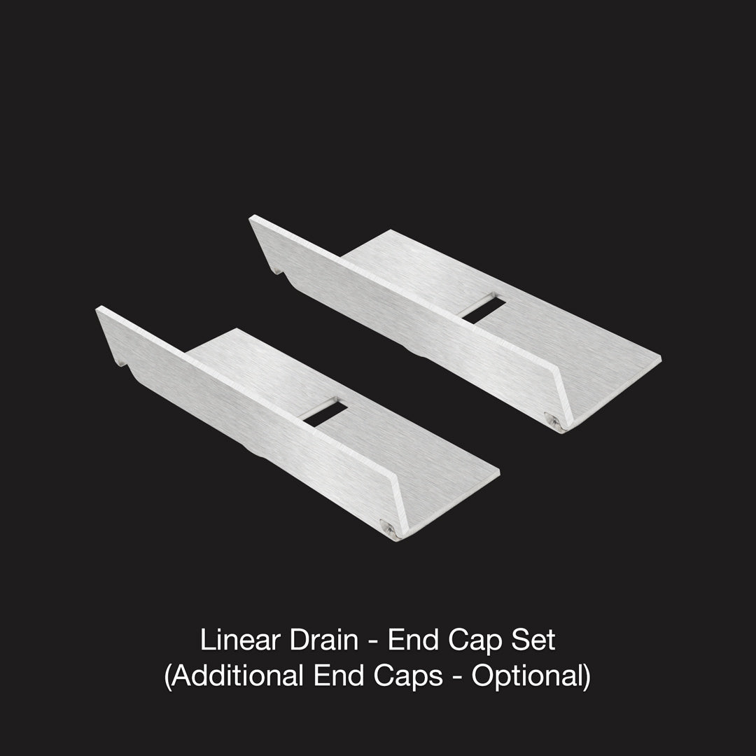 Hide Tile Linear Drain - End Caps – Madewell Products