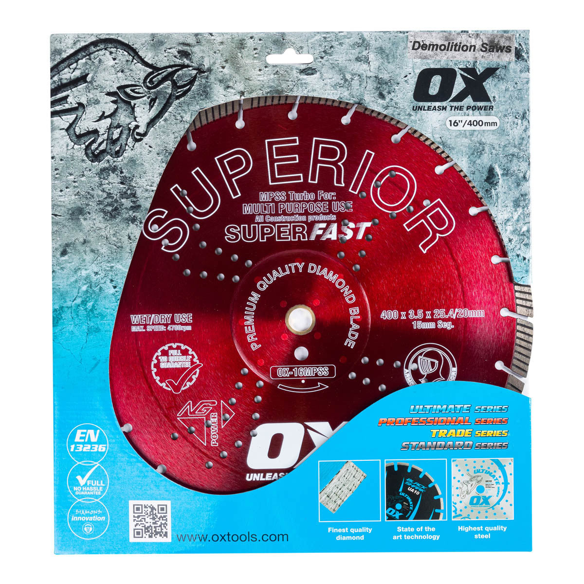 OX Pro Superior Superfast Turbo Segmented Blade - Multi-Purpose ...