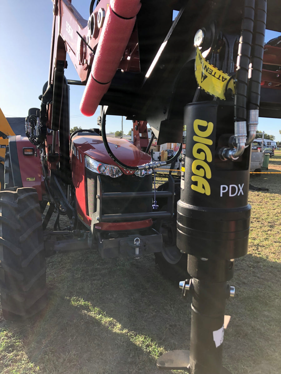 Digga PDX Auger Drive with Halo - 65MM Round Shaft with 2.2M Hoses ...