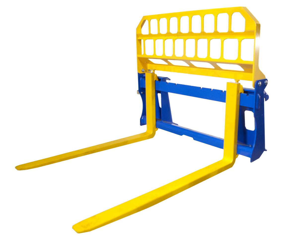Auger Torque - 1M Mini Loader PALLET FORKS - 1500KG - 1M WIDE ...