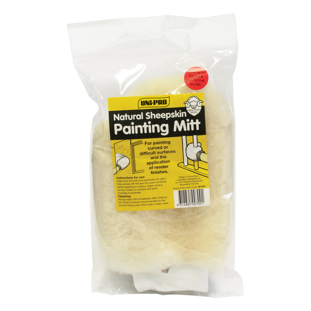 UNi-Pro Sheepskin Painting Mitt with Thumb – Madewell Products