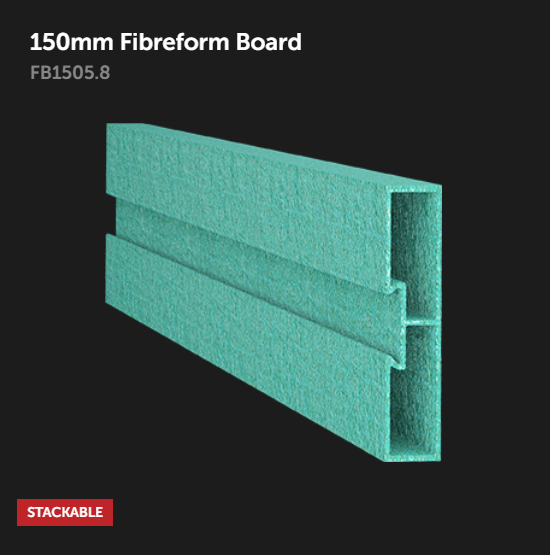 150mm Fibre-Form Con-Form Board 5.8m – Madewell Products
